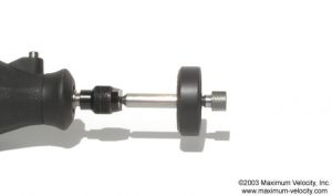 Pinewood Derby Pro-Wheel Mandrel | Maximum Velocity