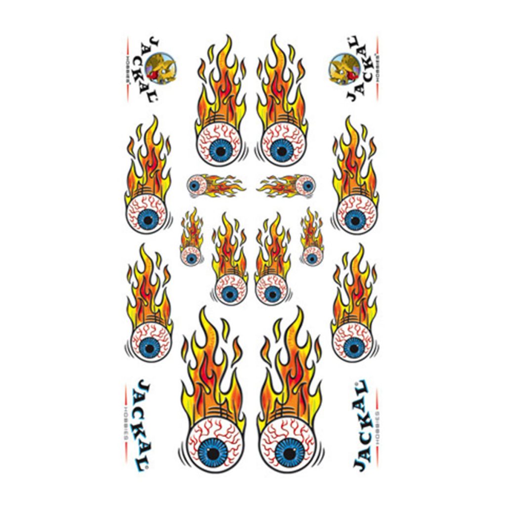 Eyeball Flambe Sticker Decals | Maximum Velocity