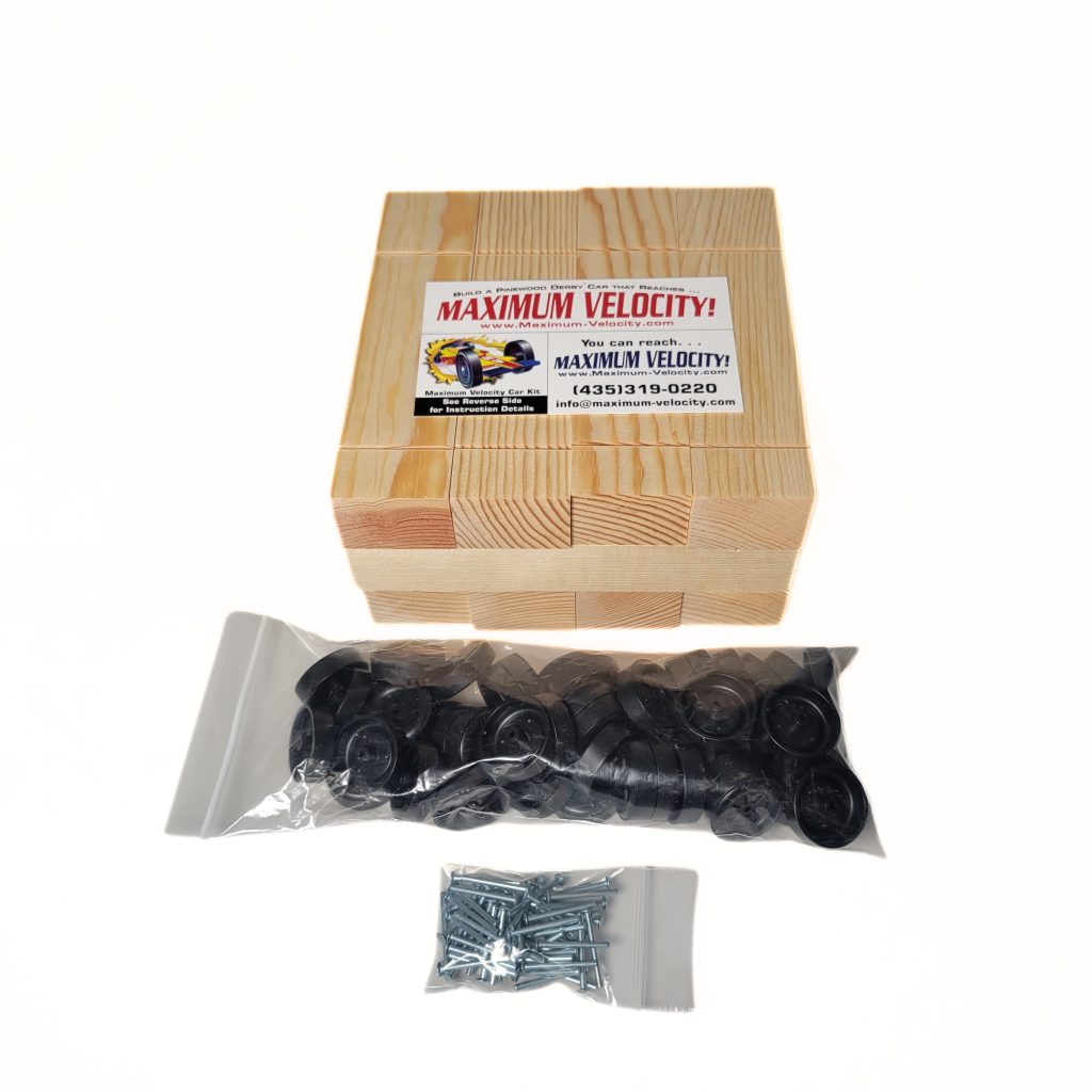 MV Basic Pinewood Derby Car Kit | Maximum Velocity